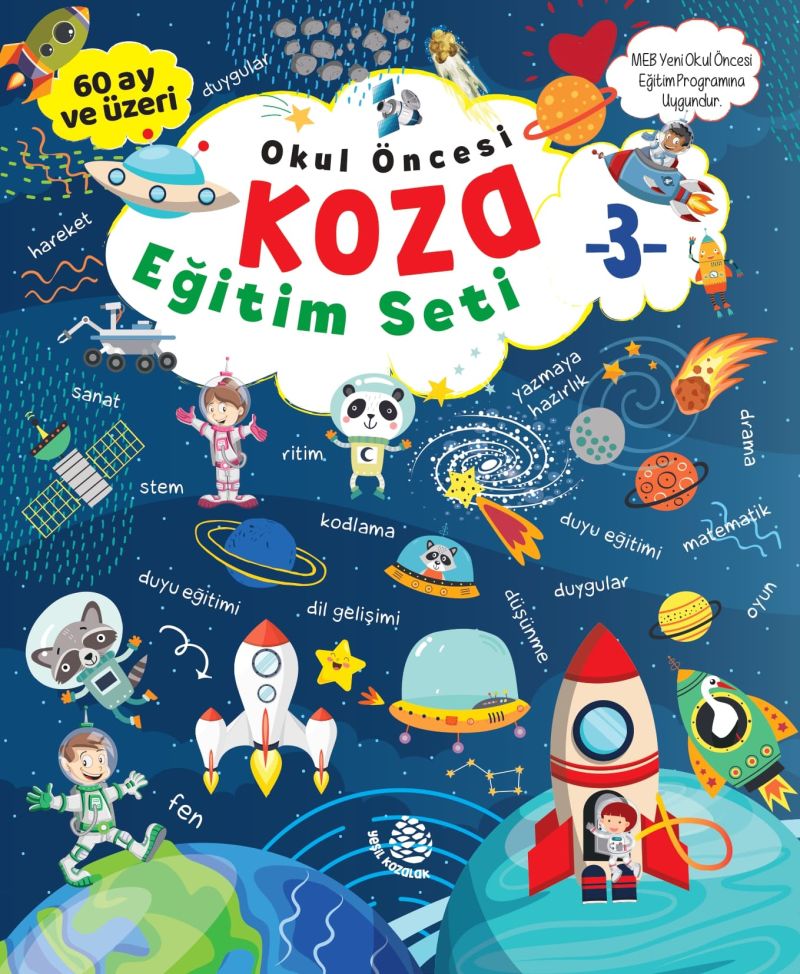 Koza Eğitim Seti (60 Ay ve Üzeri) - Salıncak Yayınları